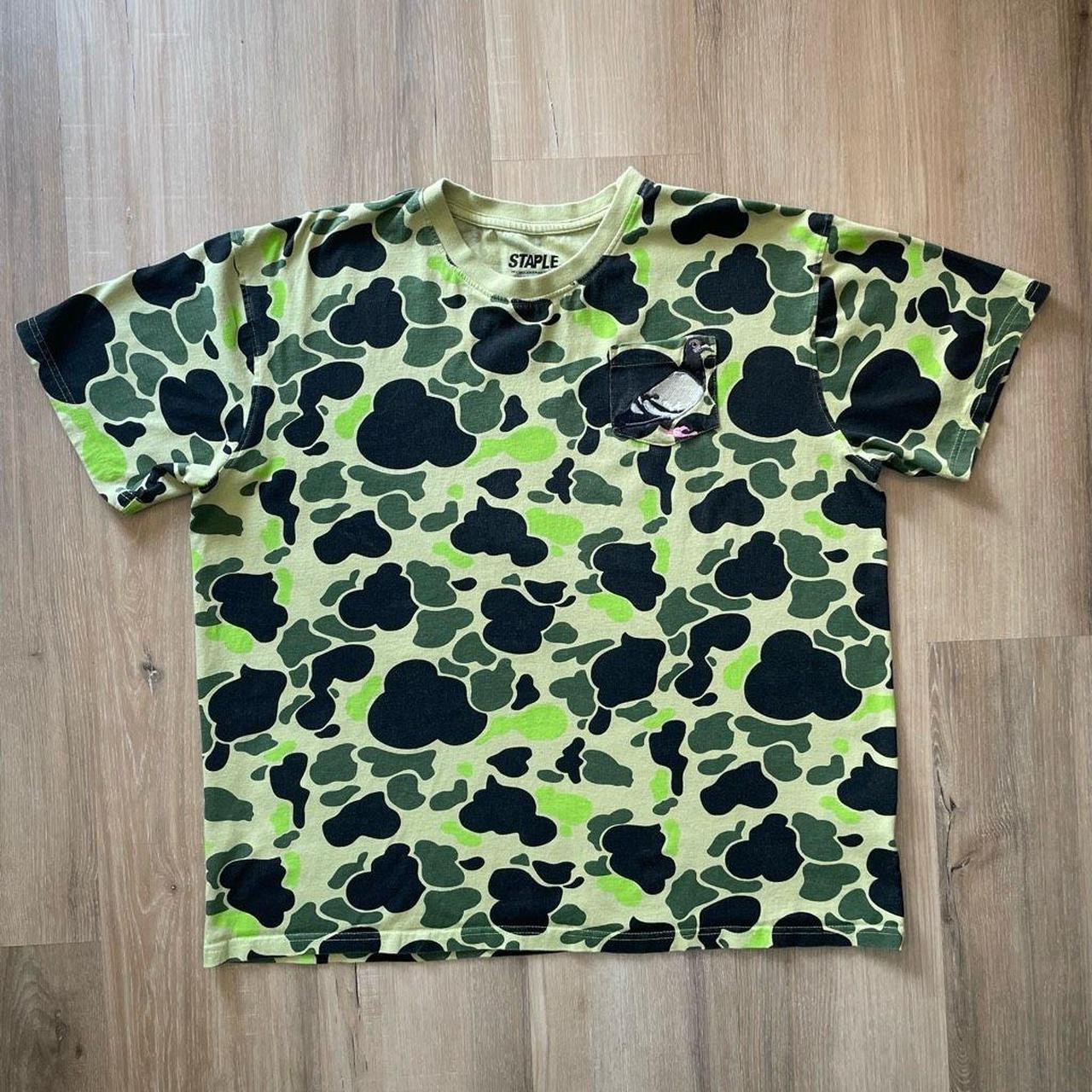 Staple Thread Beast Camo Pigeon Collab Men Pocket... - Depop
