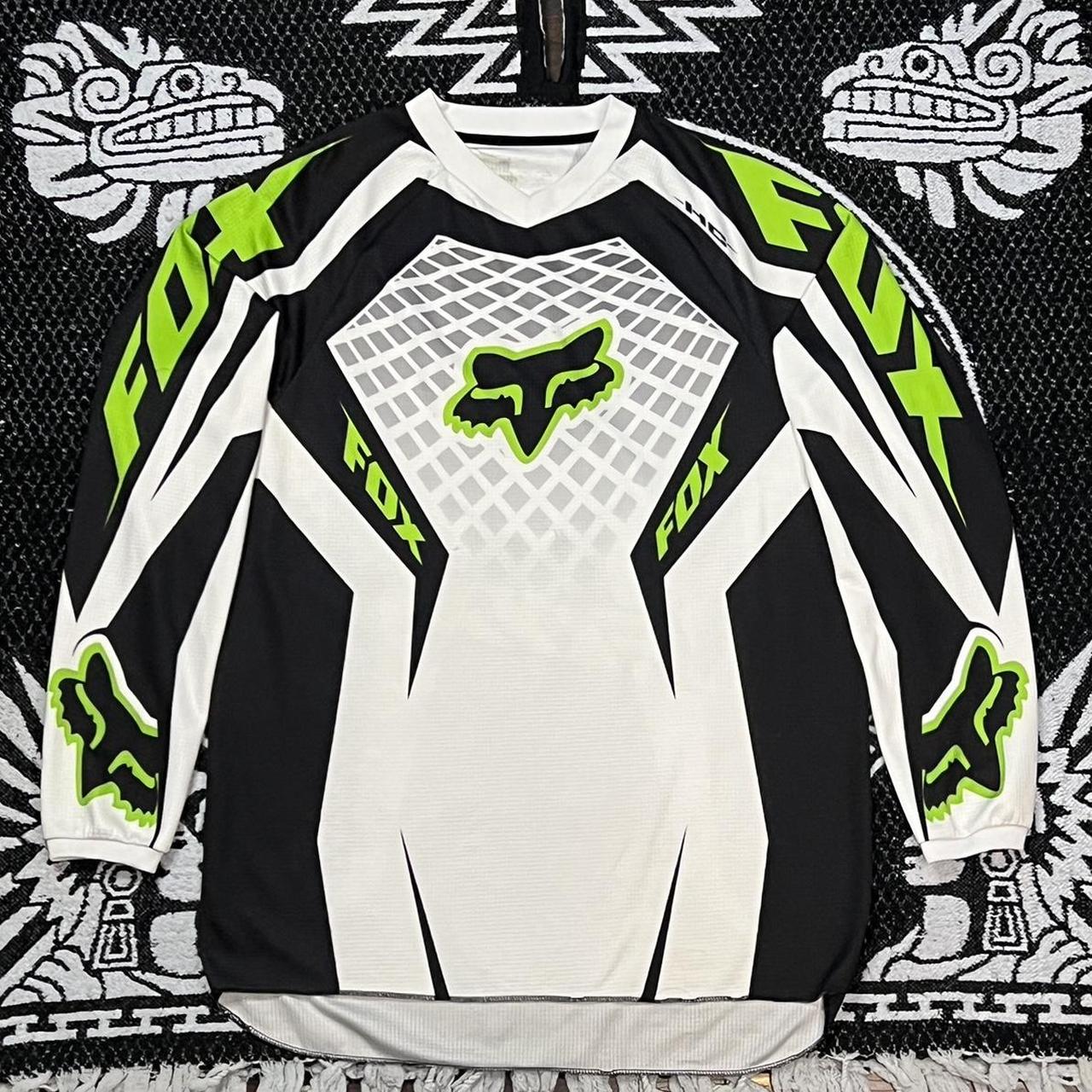 Y2K Fox Racing Long Sleeve... - Depop