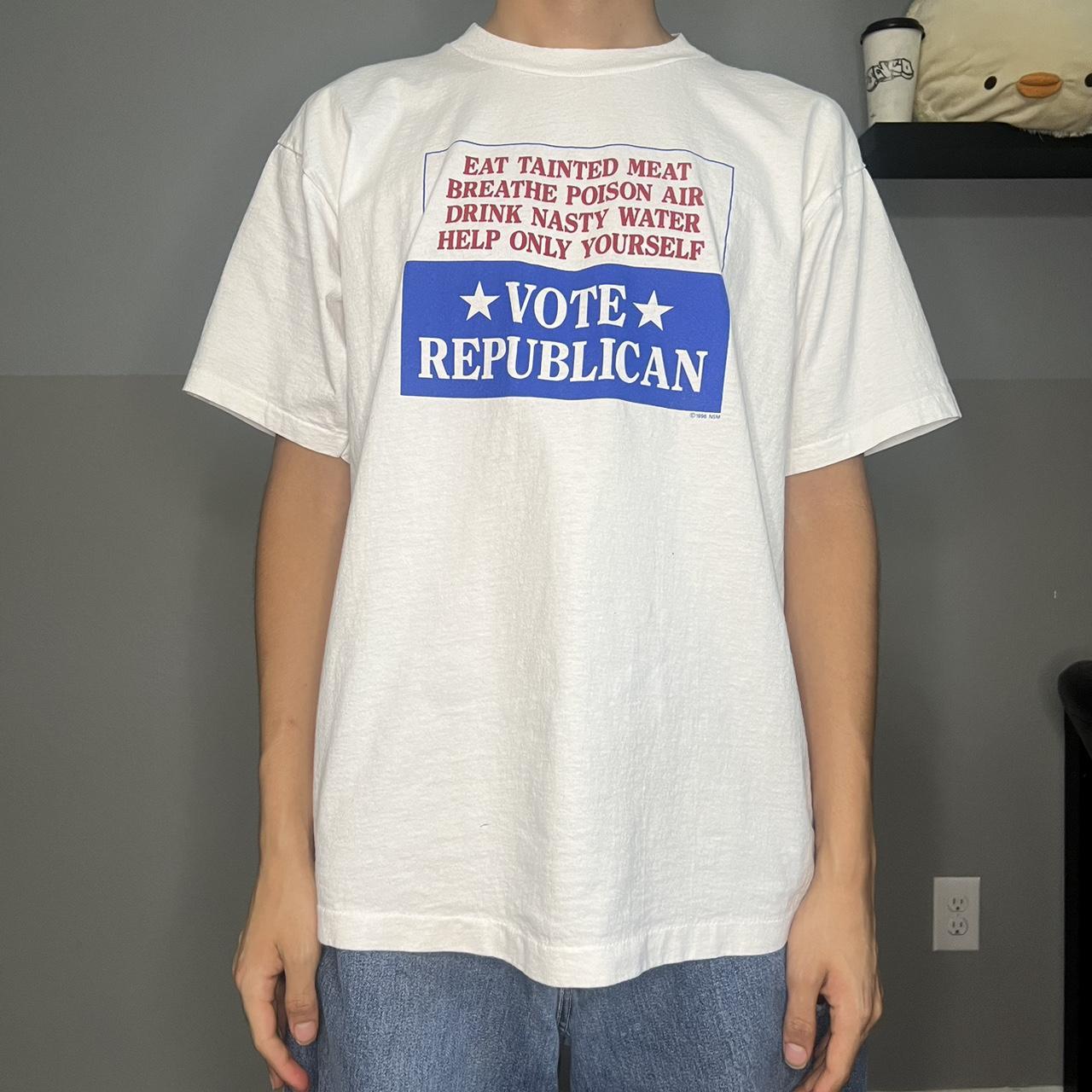 Vintage 90s Political Satire Republican-Bashing... - Depop