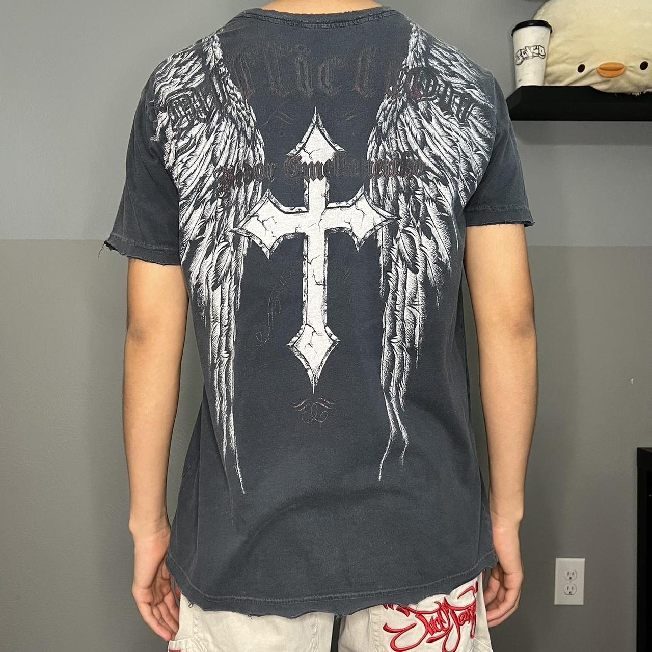 Y2K Affliction Fedor Emalianeko “Death Eyes”... - Depop