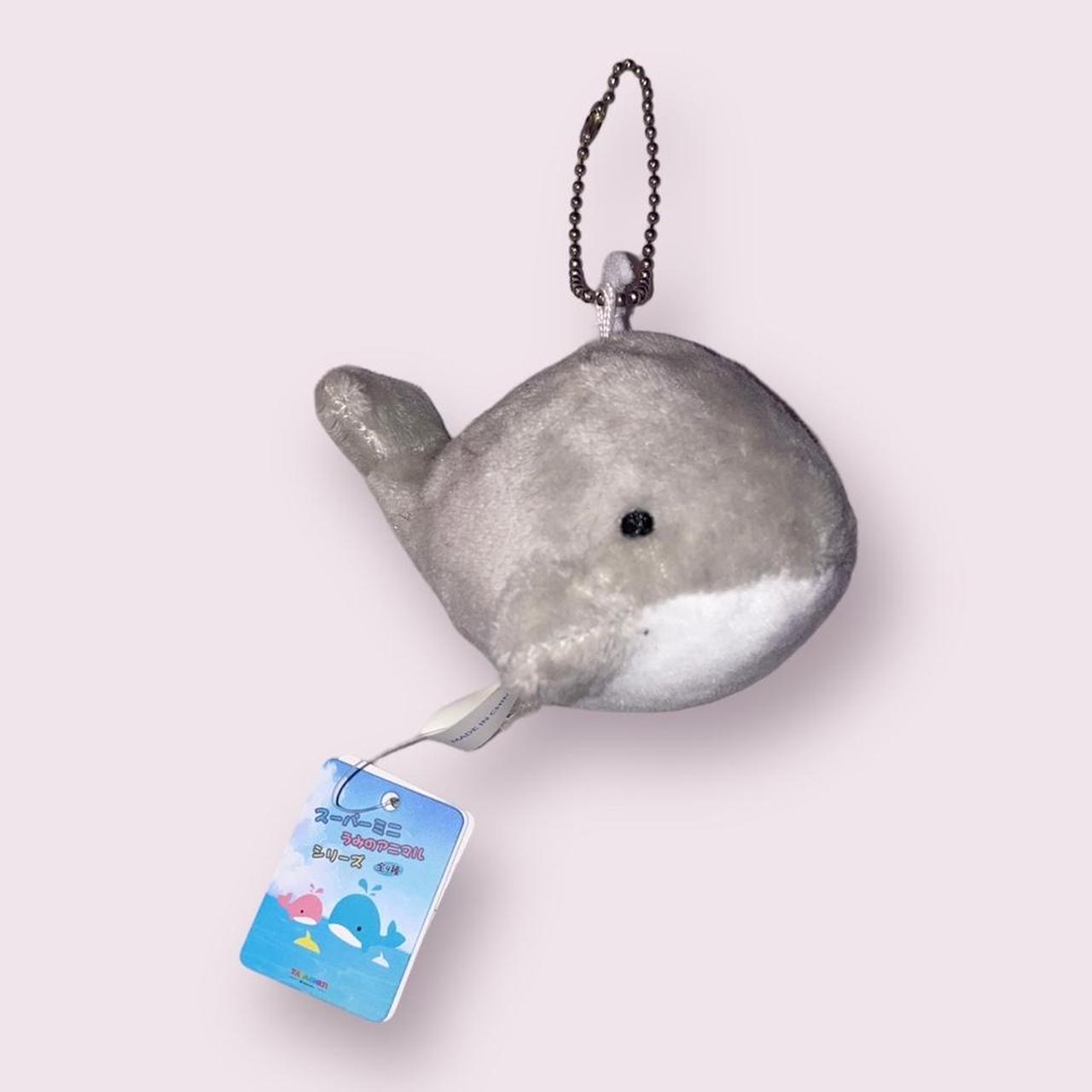 Cute whale plushie keychain 🐳 Brand new with tags... - Depop