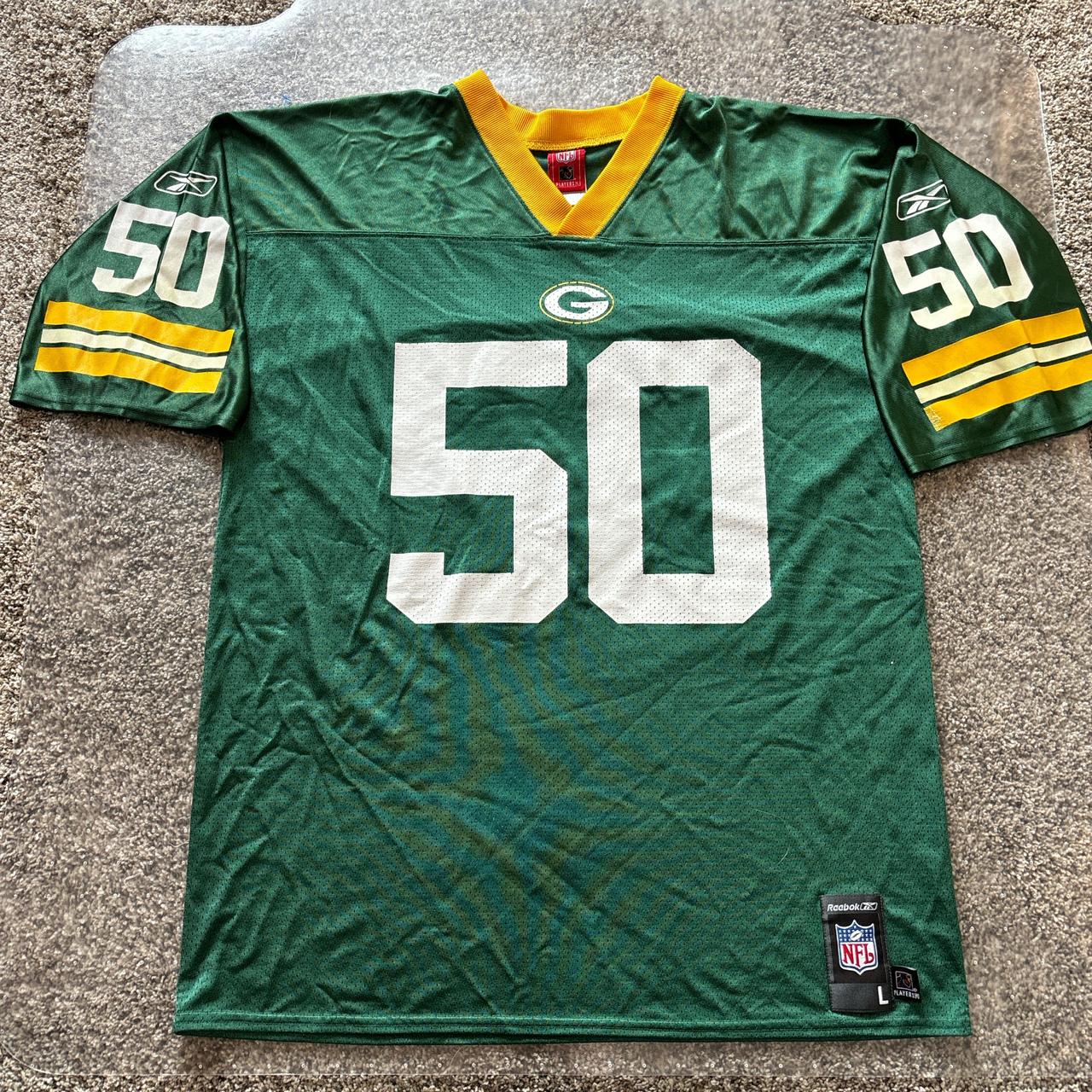 Authentic Reebok nfl Green Bay packers... - Depop