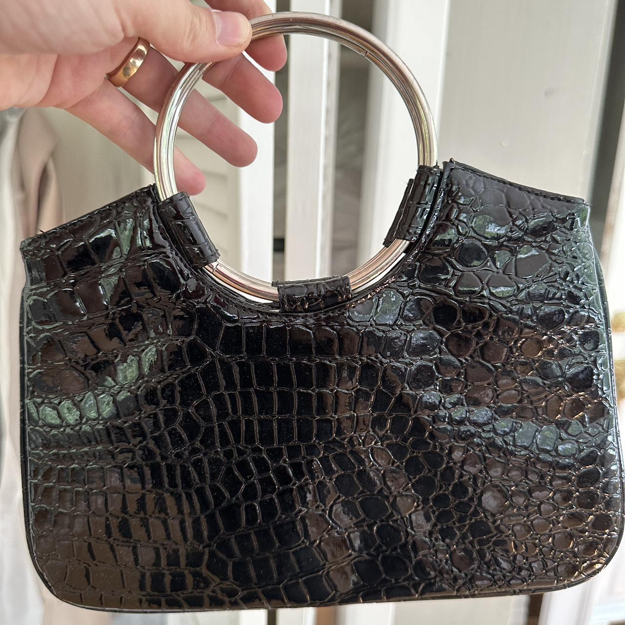 Vintage Cato handbag faux aligátor #vintage - Depop