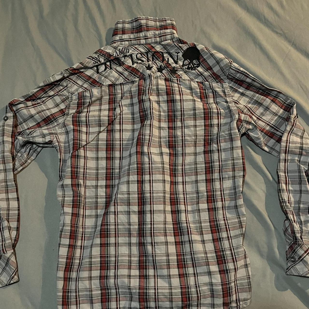 Helix dress shirt with cool design in the back and... - Depop