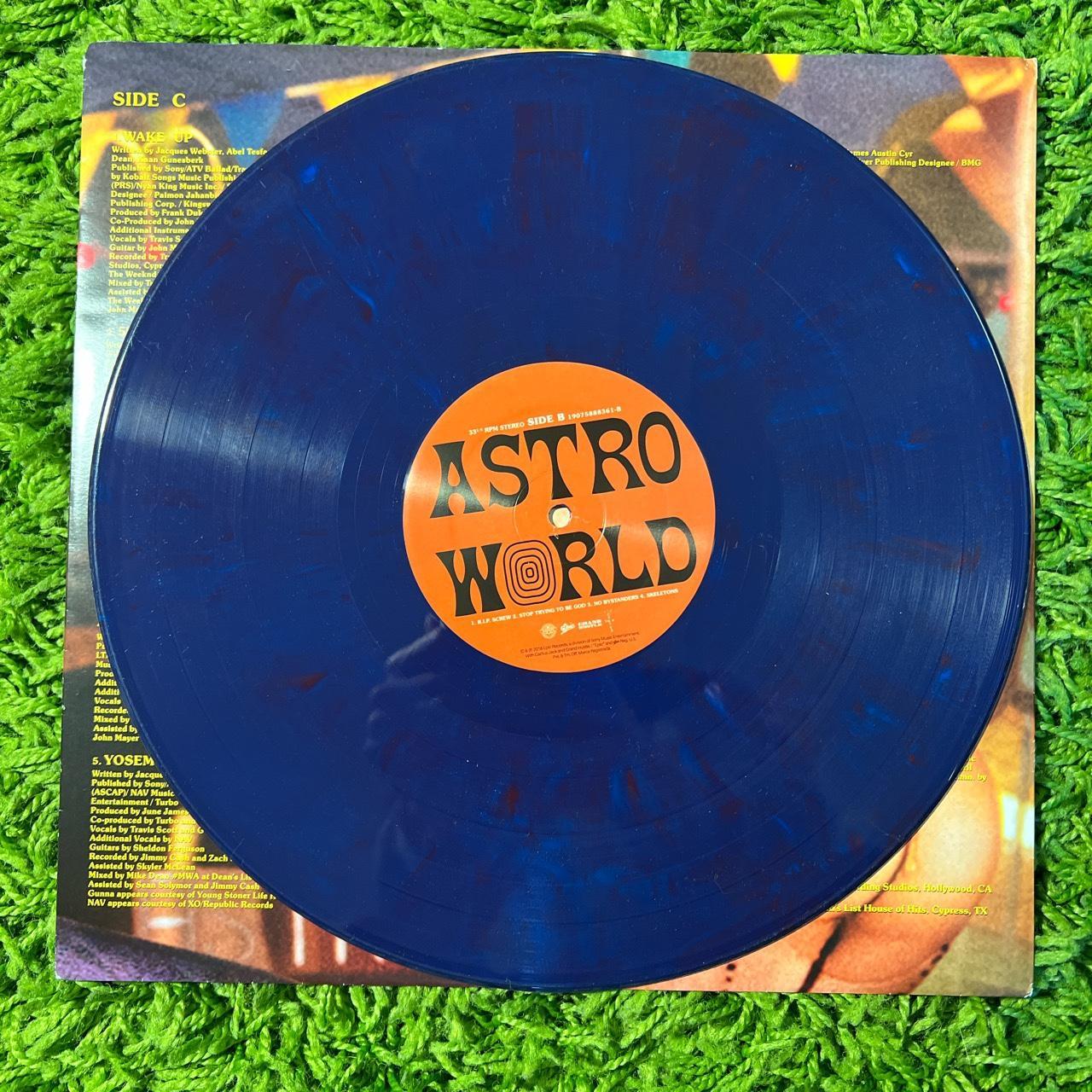 Astroworld vinyl purple marble press double... - Depop