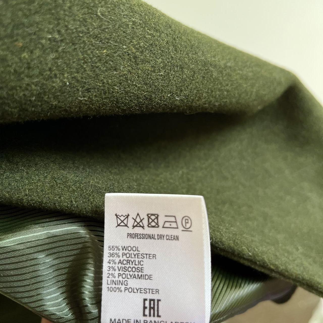 Marks & Spencer M&S Wool Coat in deep green. A... - Depop