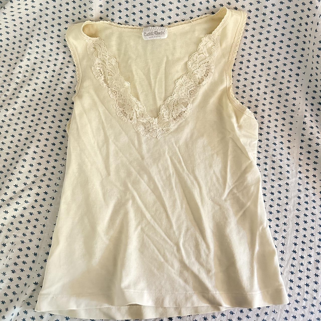 Light yellow tank top - Depop
