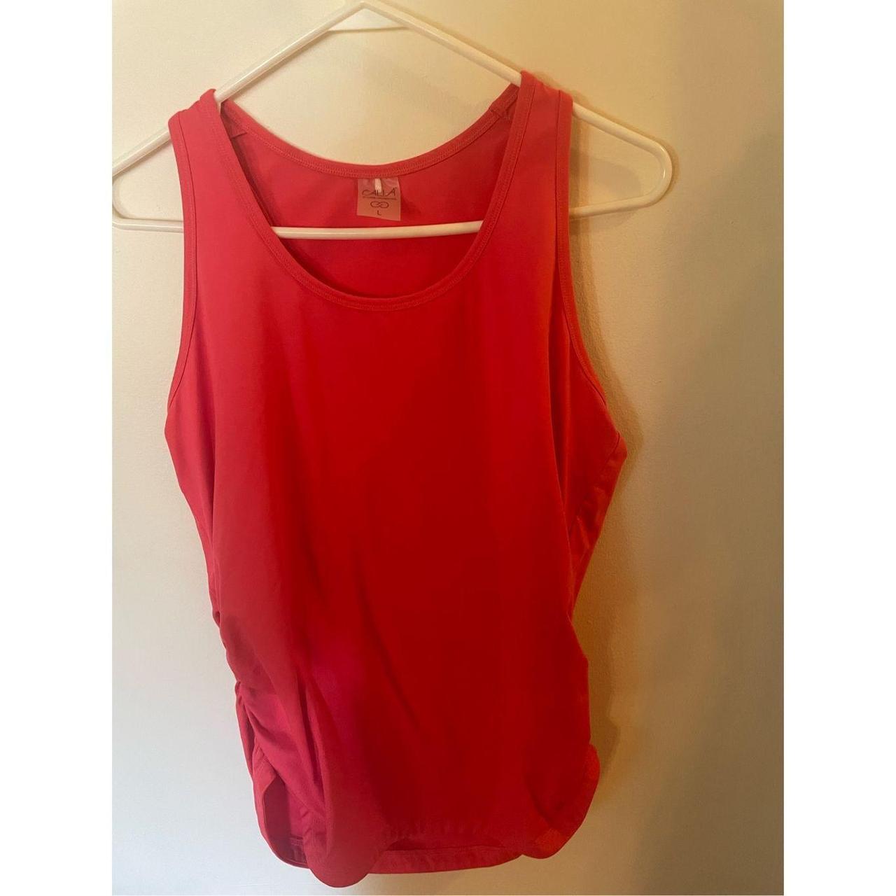 Calia Tank Top Pit to pit: 19” Pink Excellent... - Depop