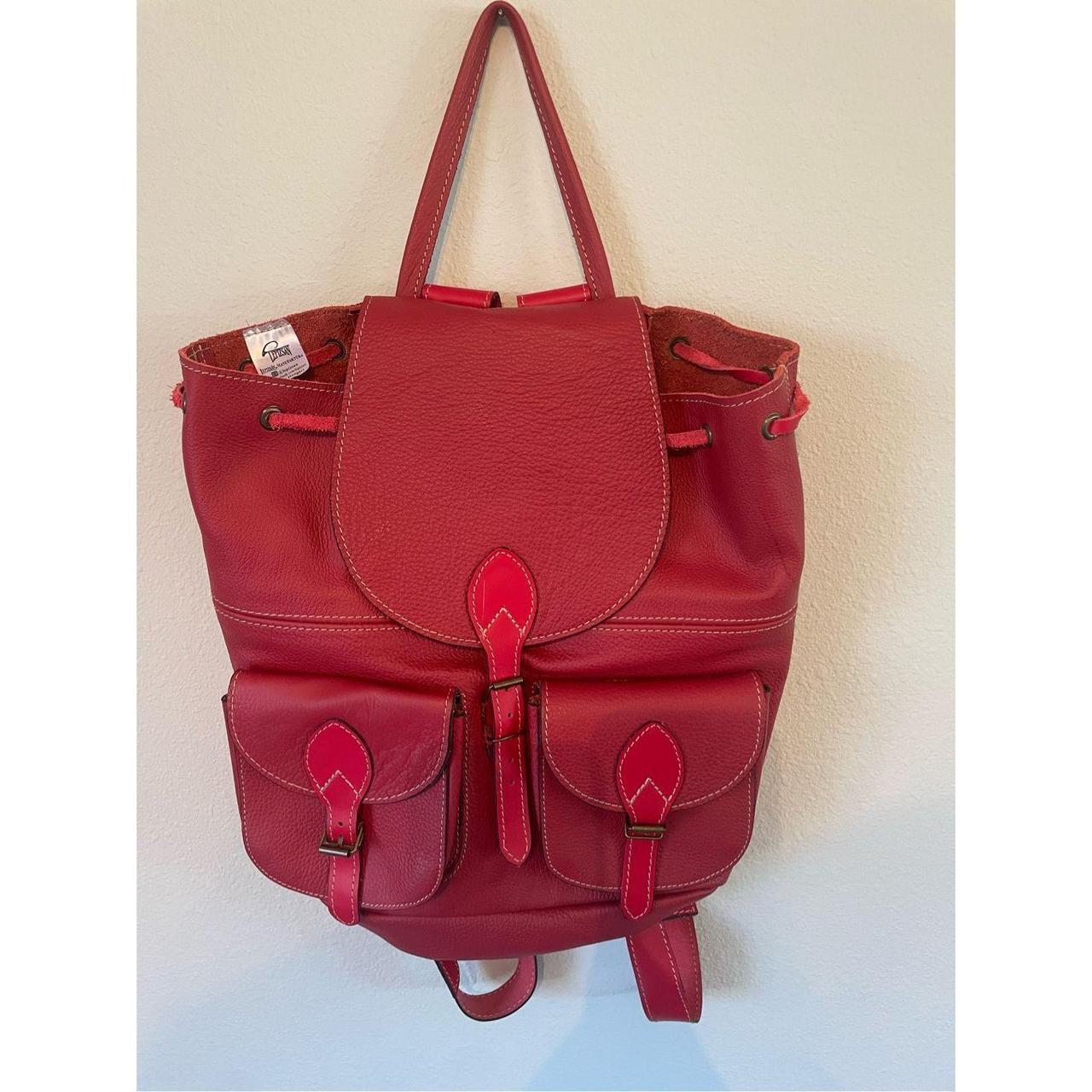 Lepizsan Leather Backpack High Quality Made in... - Depop