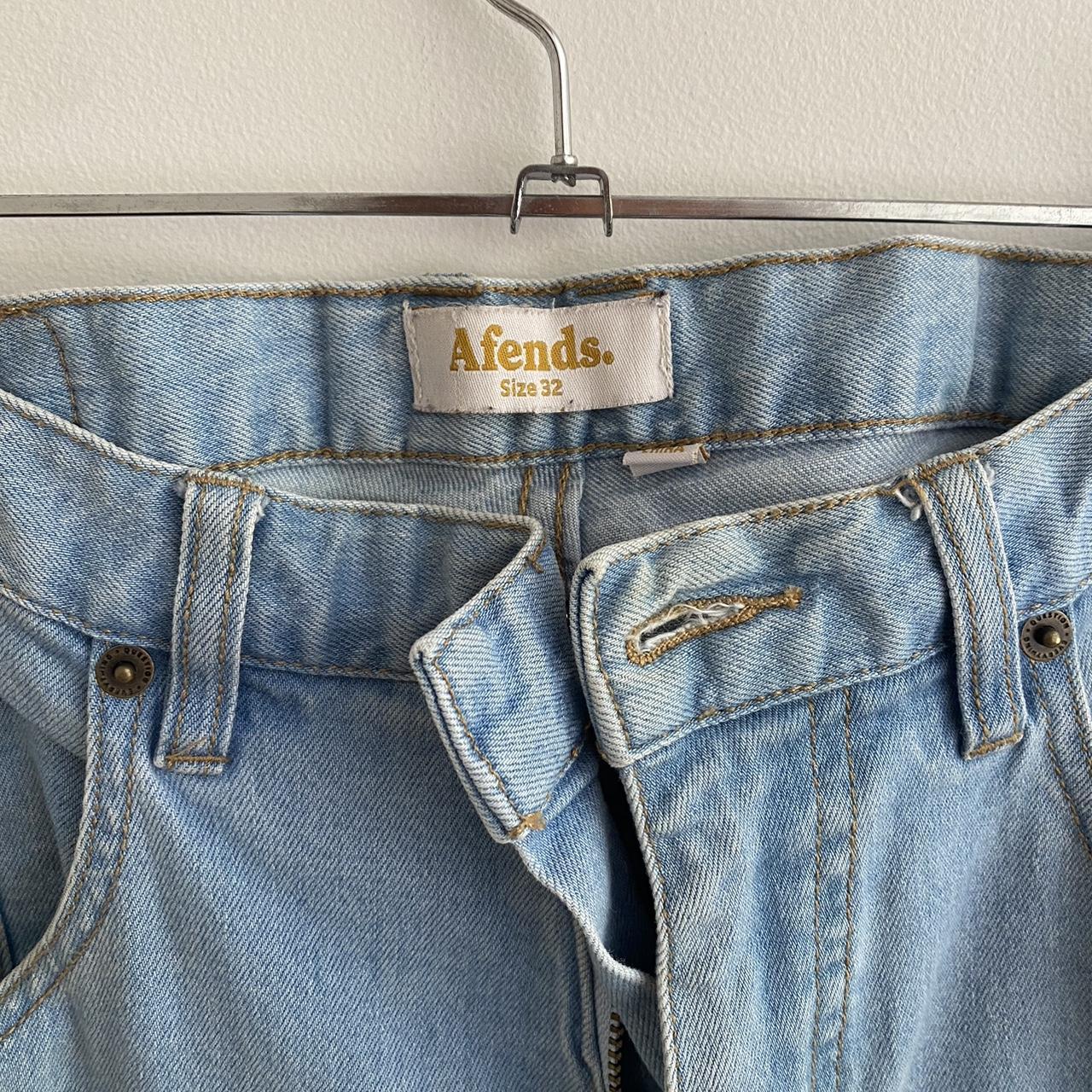 AFENDS NINETY TWOS HEMP RELAXED JEANS 32” DENIM - Depop