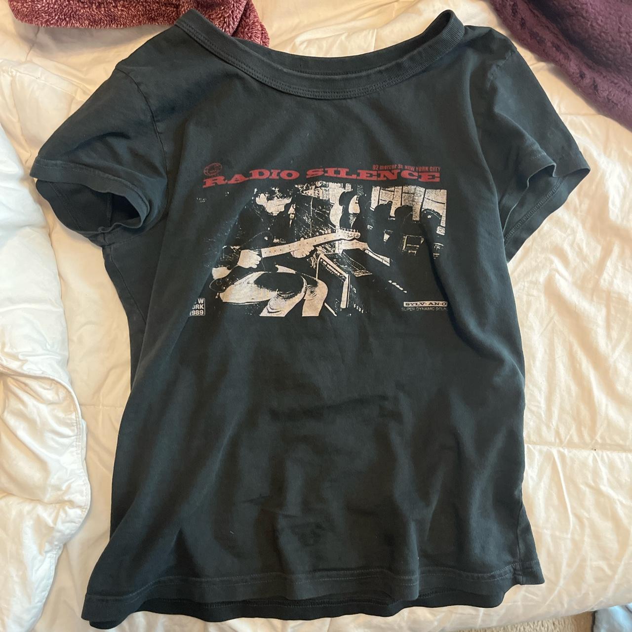 Brandy Melville radio silence tee - Depop
