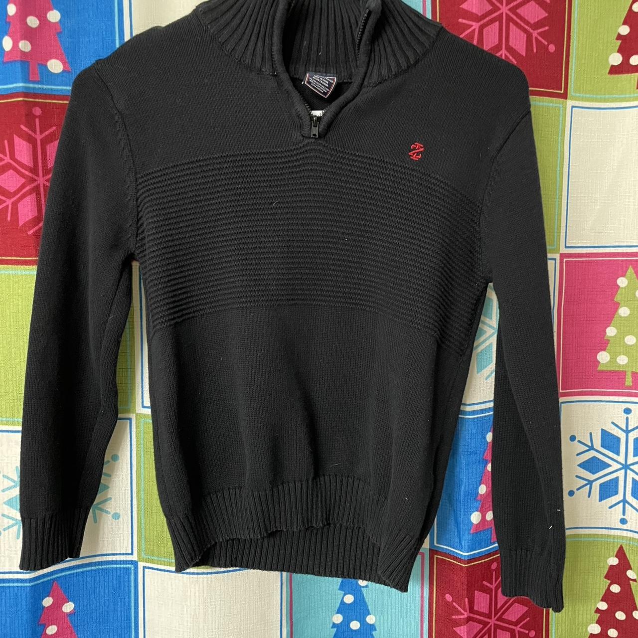 cute black sweater kids 8 IZOD - Depop