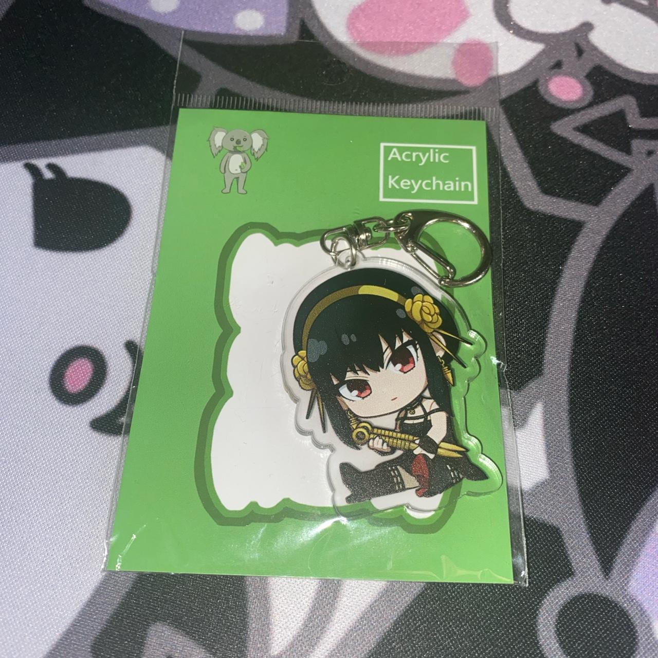 brand new sitting yor spy x family keychain 🖤 comes... - Depop