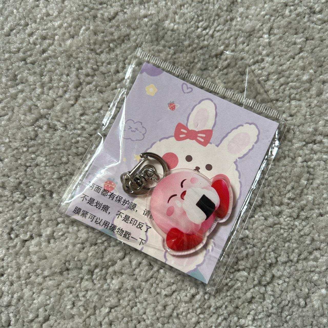 Kirby sushi keychain 💘 super cute! comes with cute... - Depop