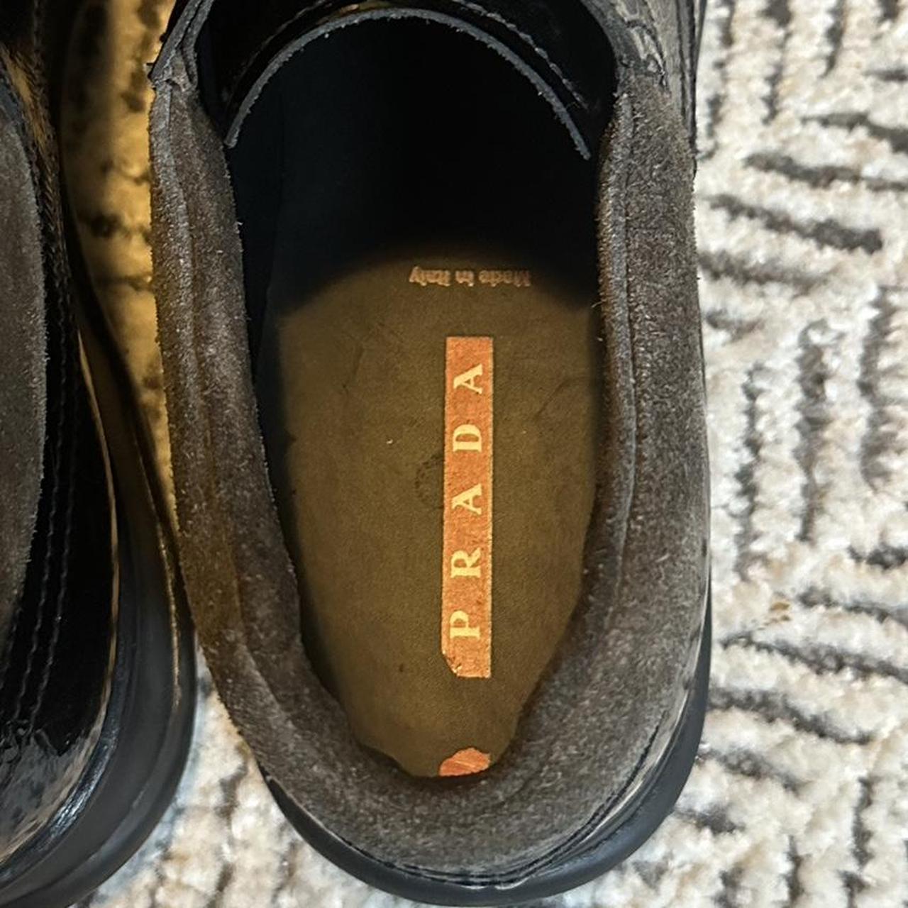 chunky Prada loafers Men 11.5 Vintage Free shipping - Depop