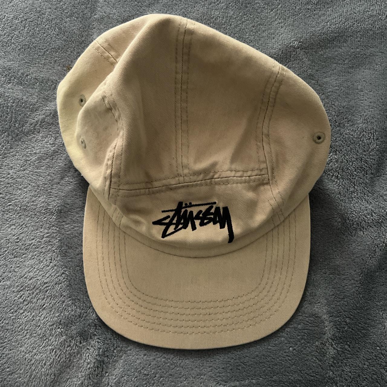 Stüssy Men's Cream Hat | Depop