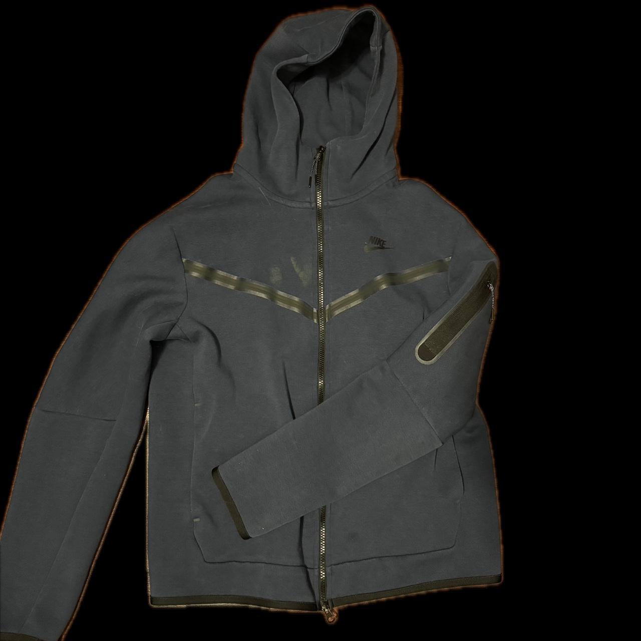 navy nike tech fleece size M width: 20 length:... - Depop