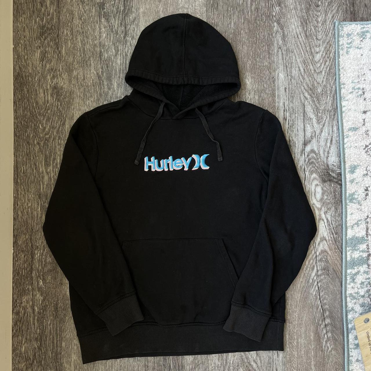 Hurley embroidered men's sweatshirt size... - Depop