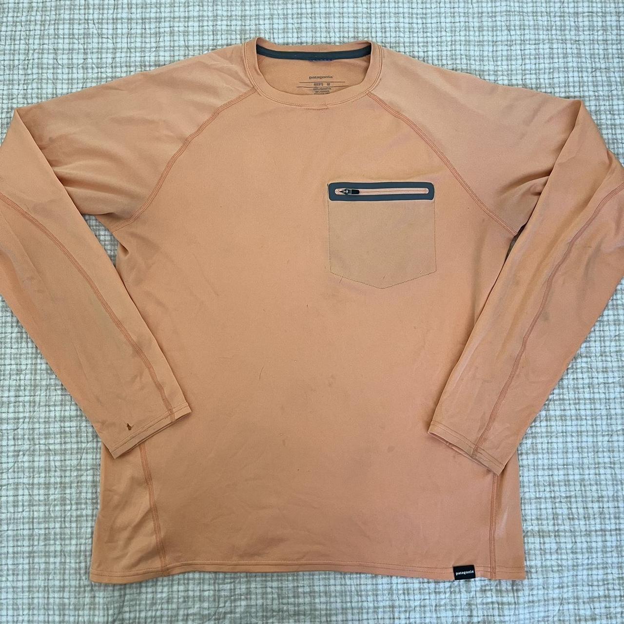 patagonia capilene base layer shirt slight... - Depop