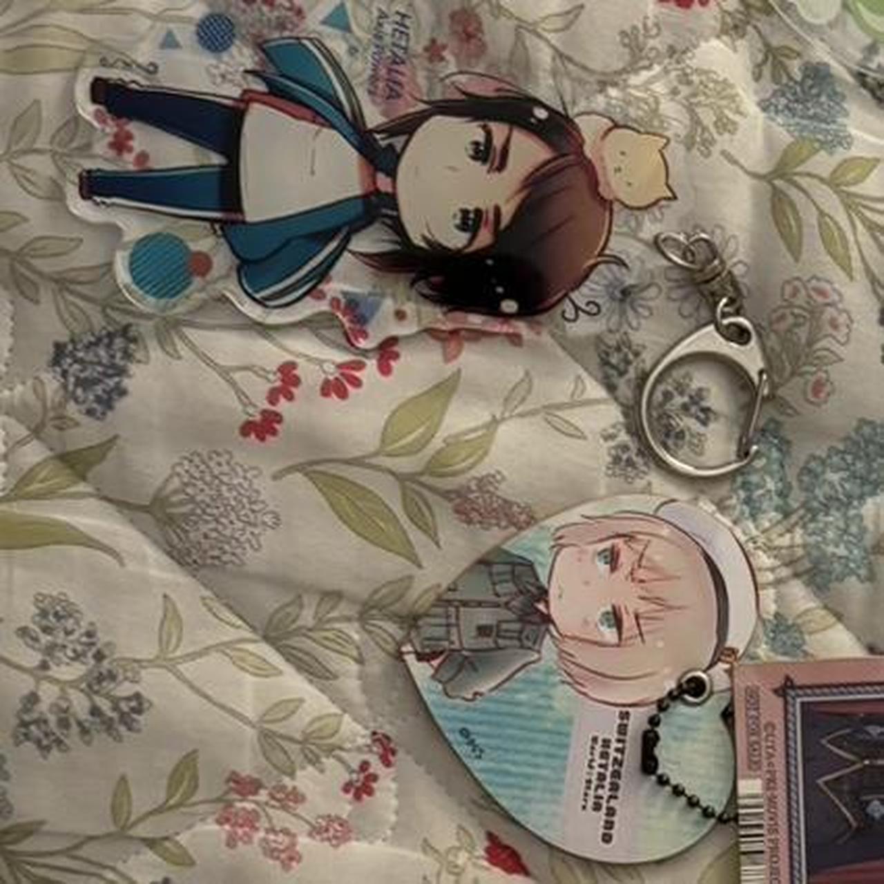 Hetalia merch APH Greece and APH Switzerland... | Depop