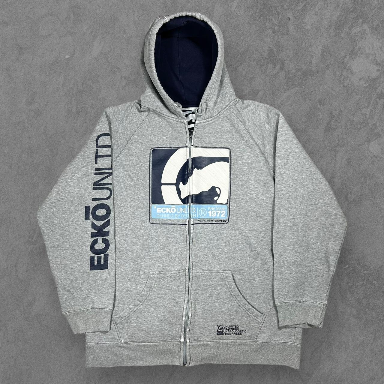 Vintage 2000’s Heavyweight Ecko Zip-Up Tag Size:... - Depop