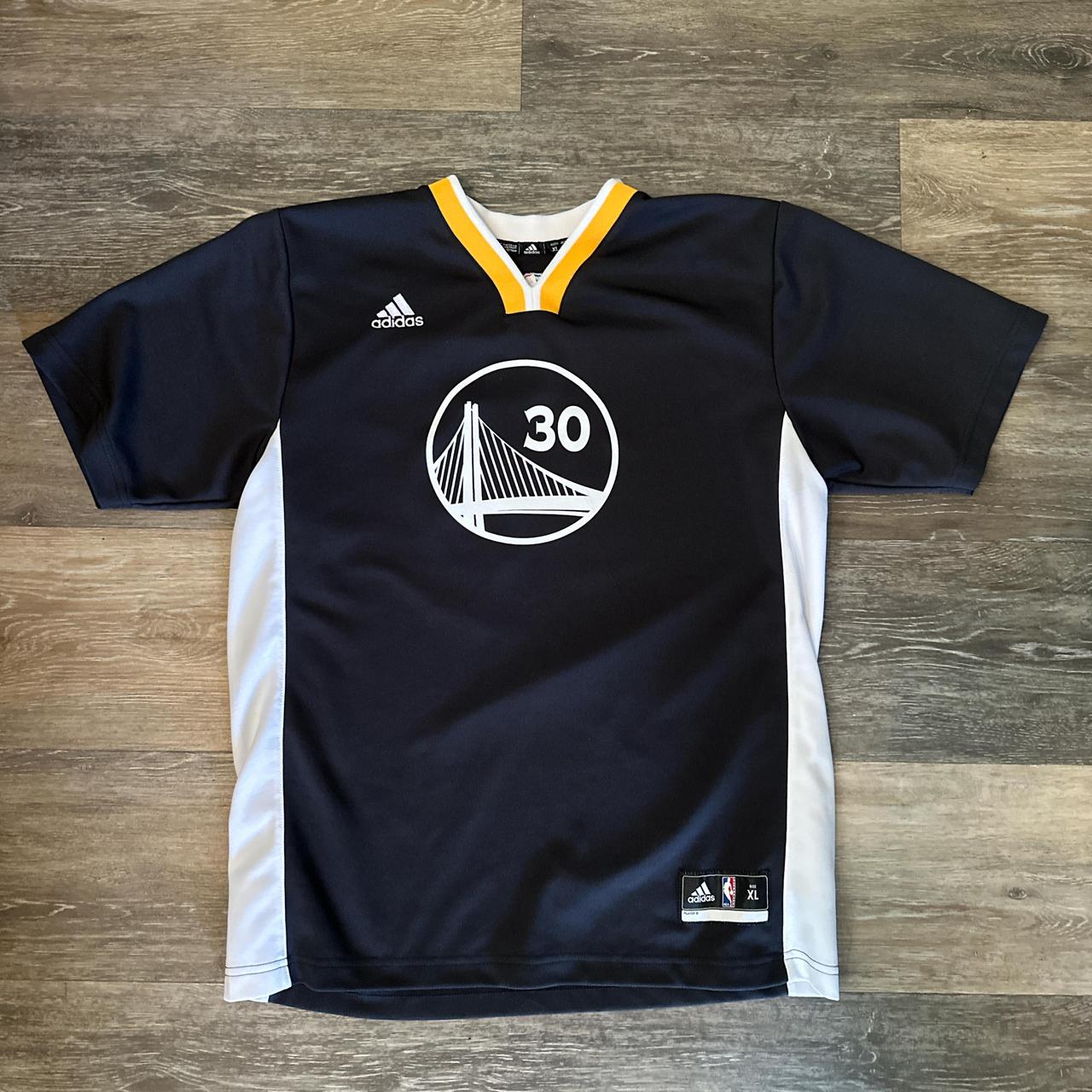 Warriors Slate Night authentic adidas jersey... | Depop
