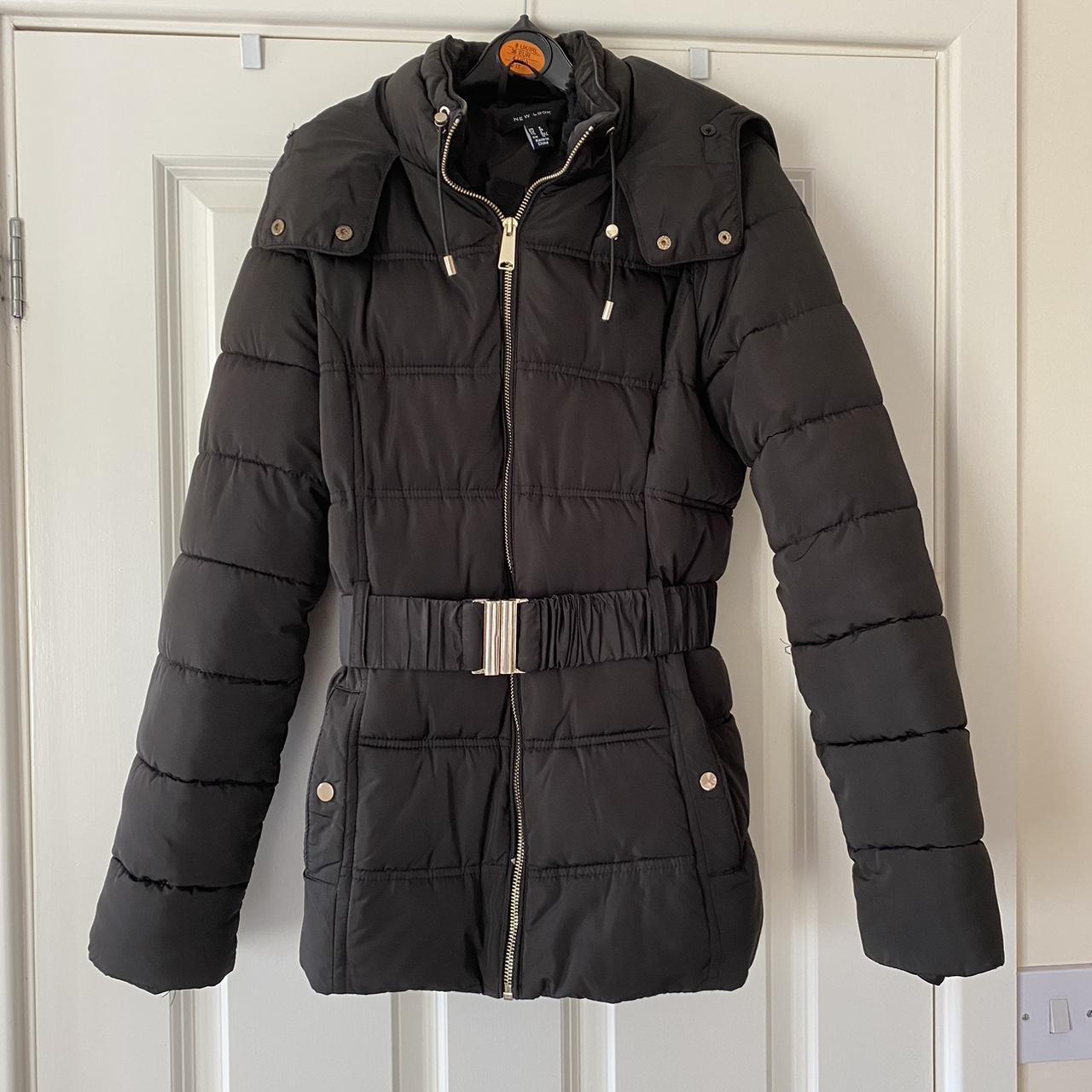 Black New Look coat 🖤 - Depop