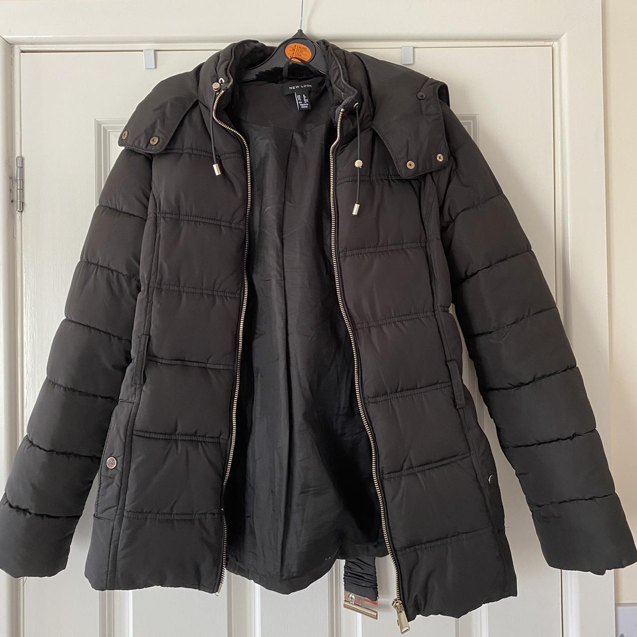 Black New Look coat 🖤 - Depop