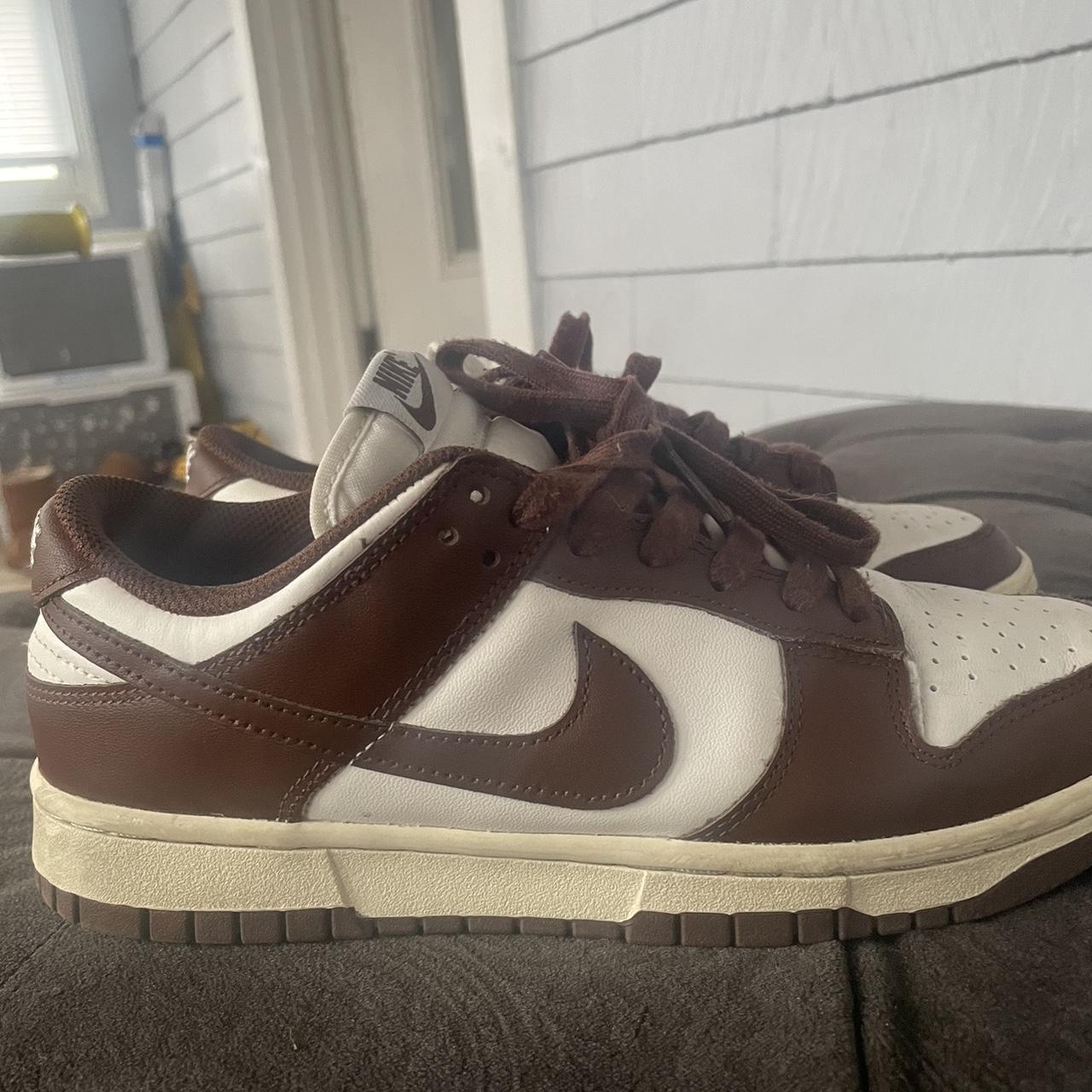 Brown dunks barley used - Depop