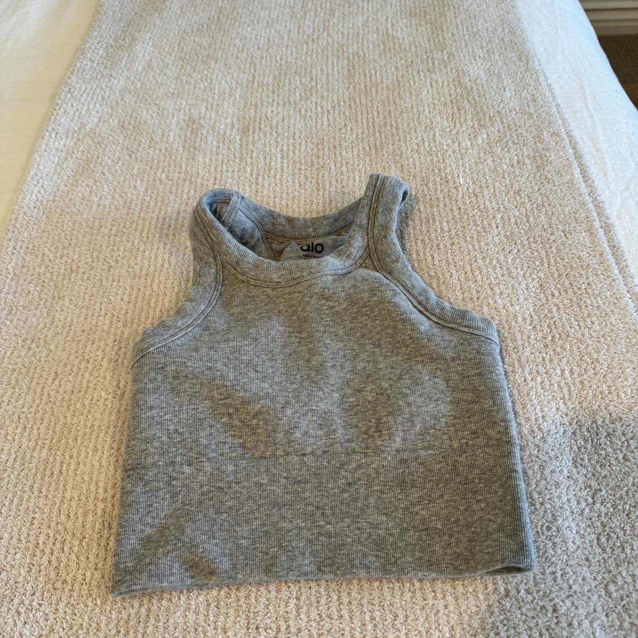 Alo Yoga Seamless Delight High Neck Racerback Bra,... - Depop