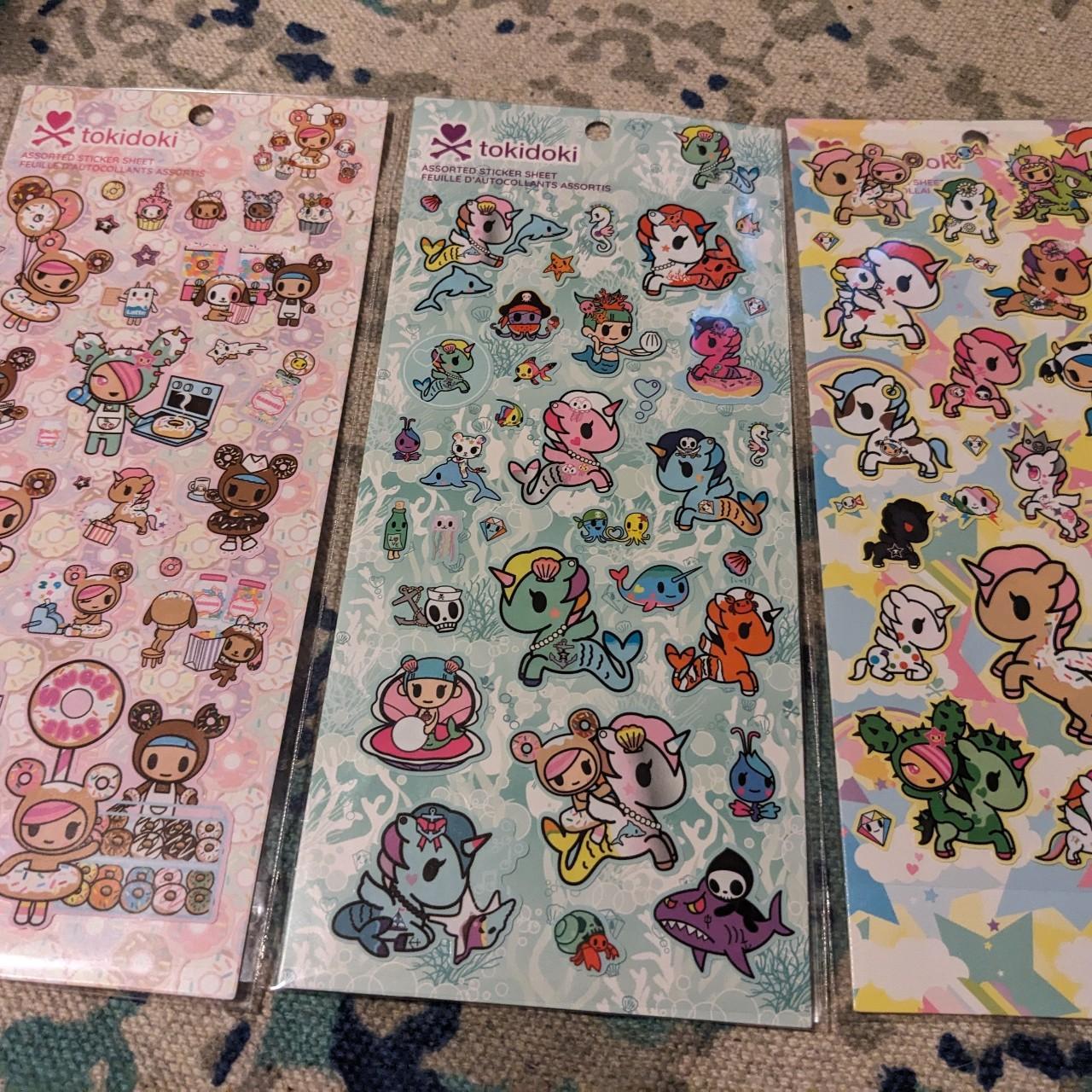Toki Doki Stickers 3 total sheets 🩷 - Depop