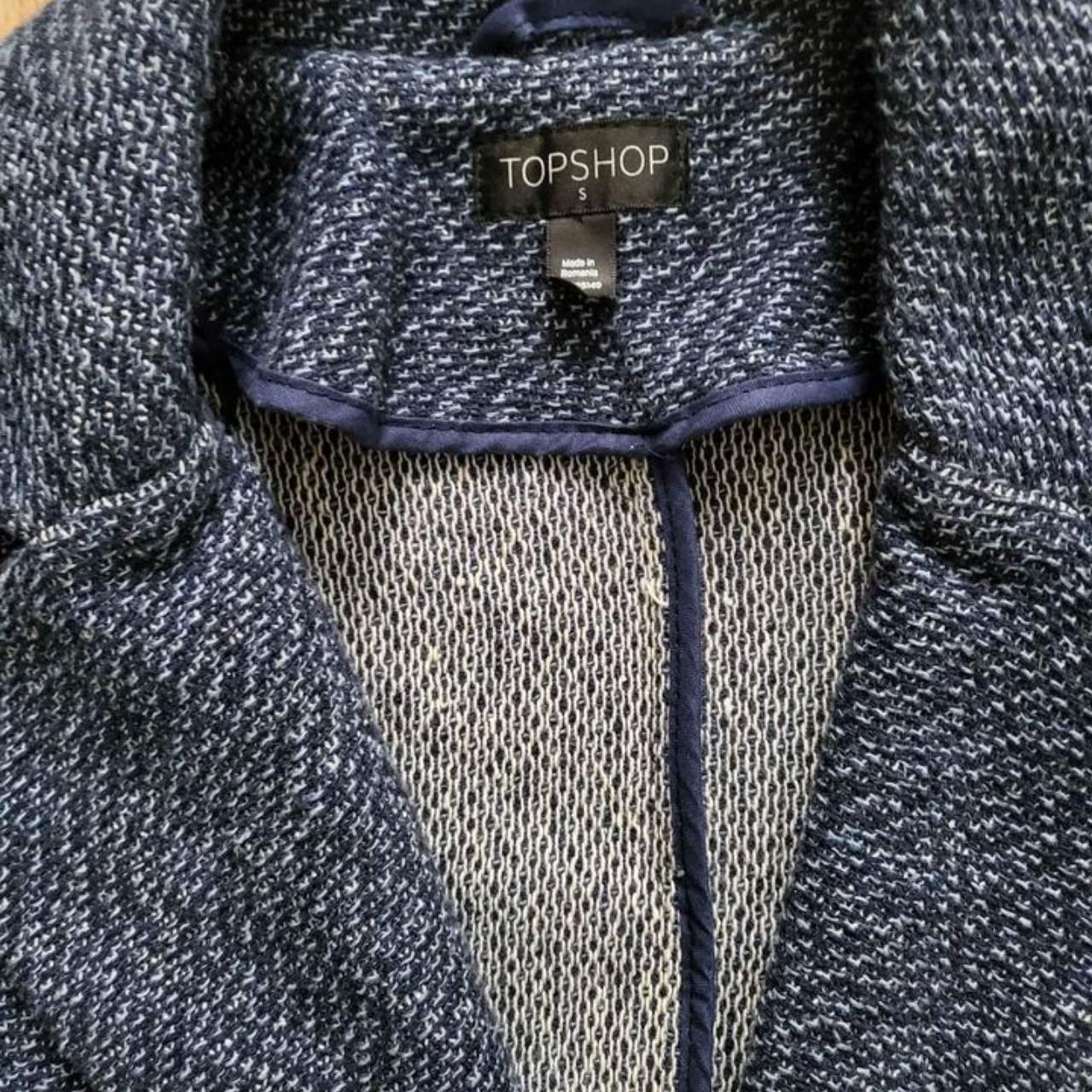 Top Shop blended blue blazer with a special blend of... - Depop