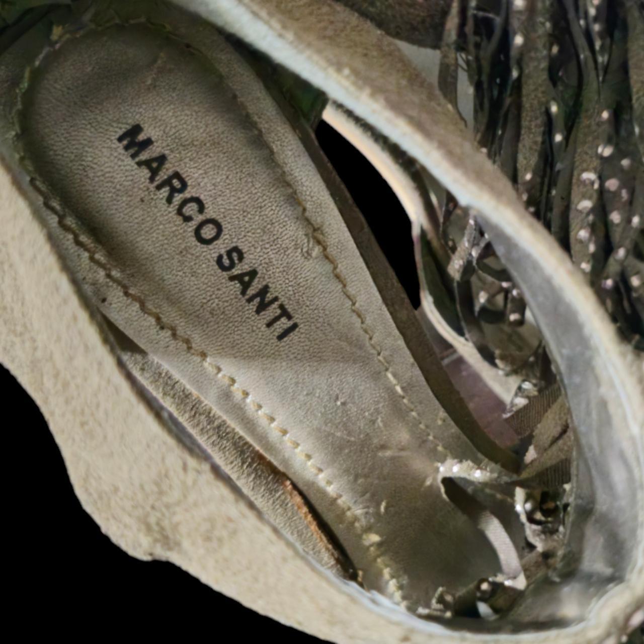 Marco Santi Olive Faux Suede Fringe Pumps. The... - Depop