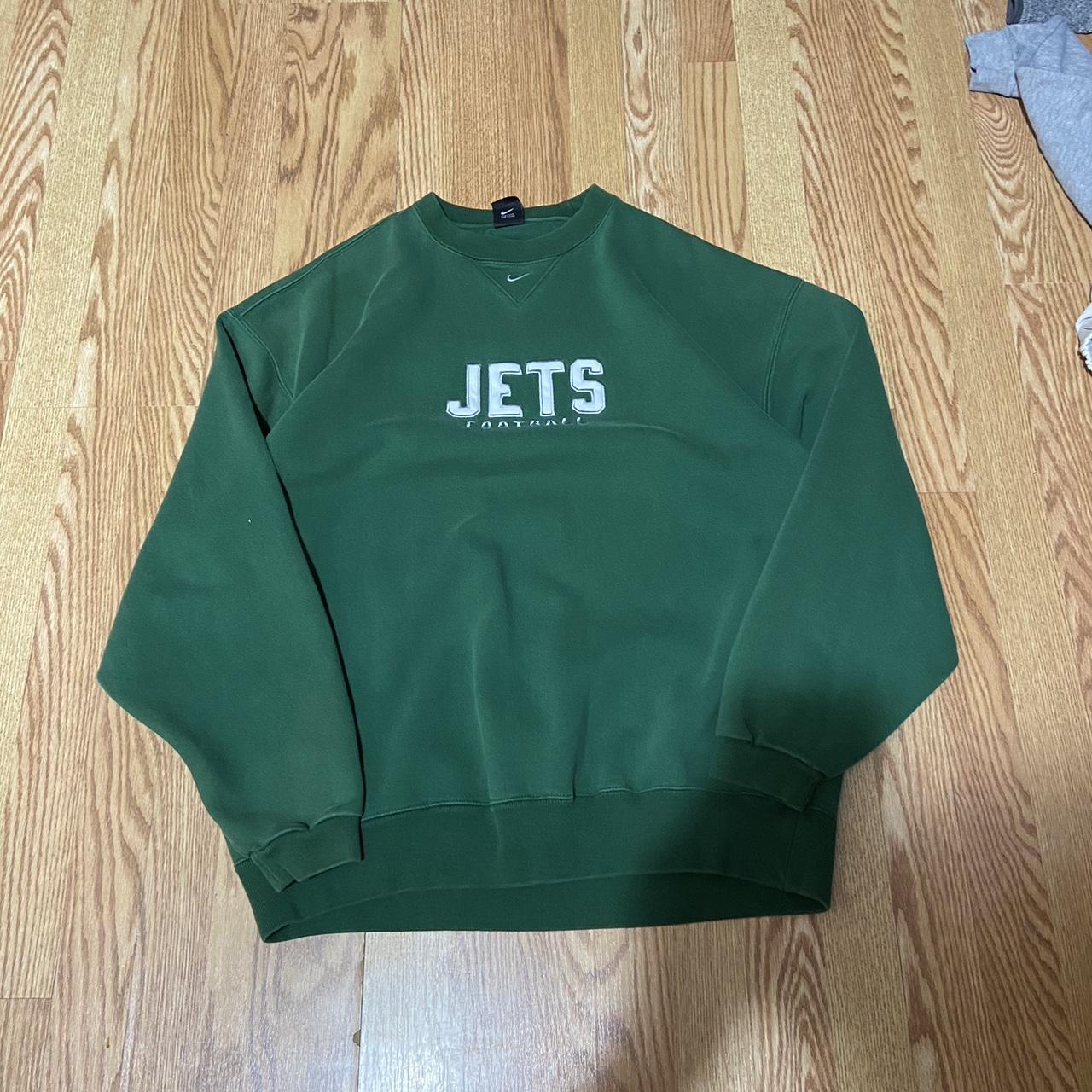 2000s Nike Jets football sweater W29 L31 - Depop