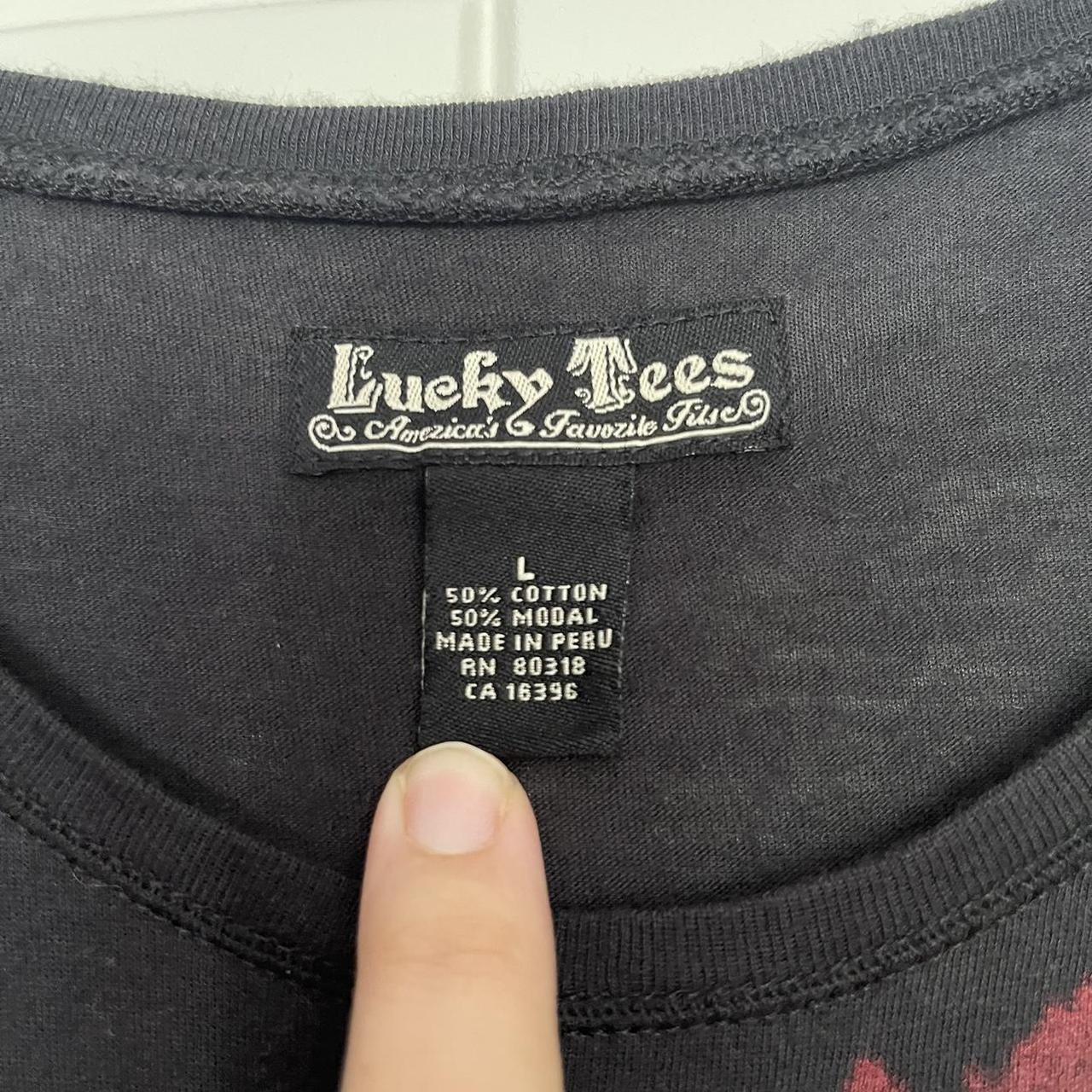 Lucky Tees tiger t shirt size large No obvious... - Depop