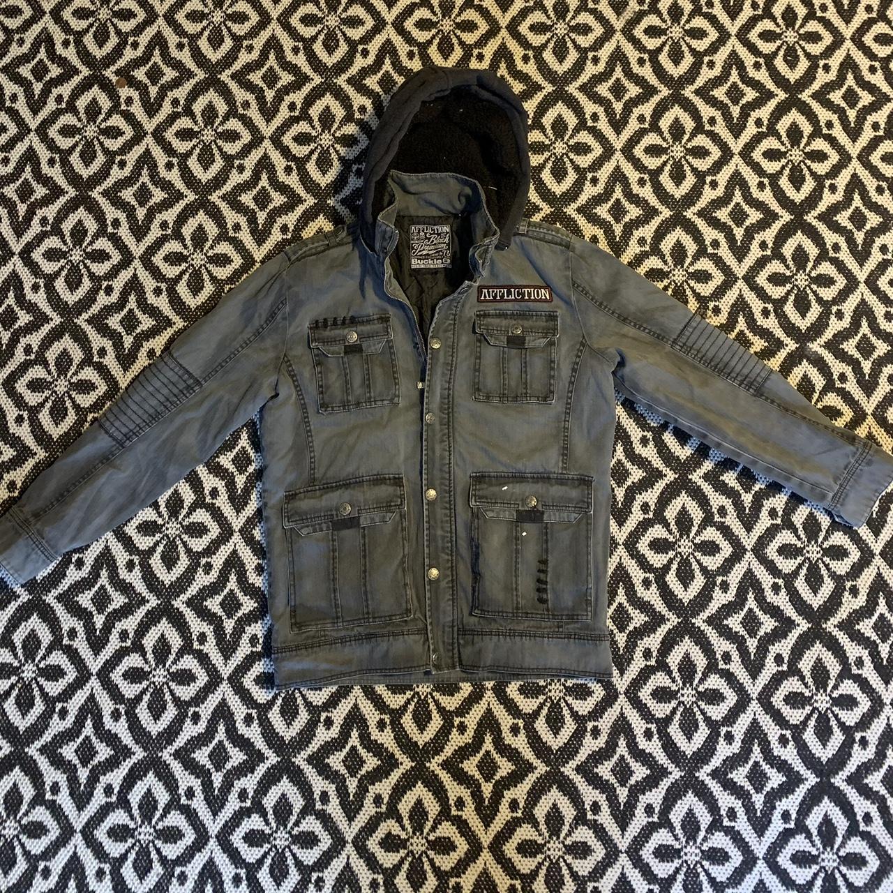 Affliction collaboration with buckle - Depop