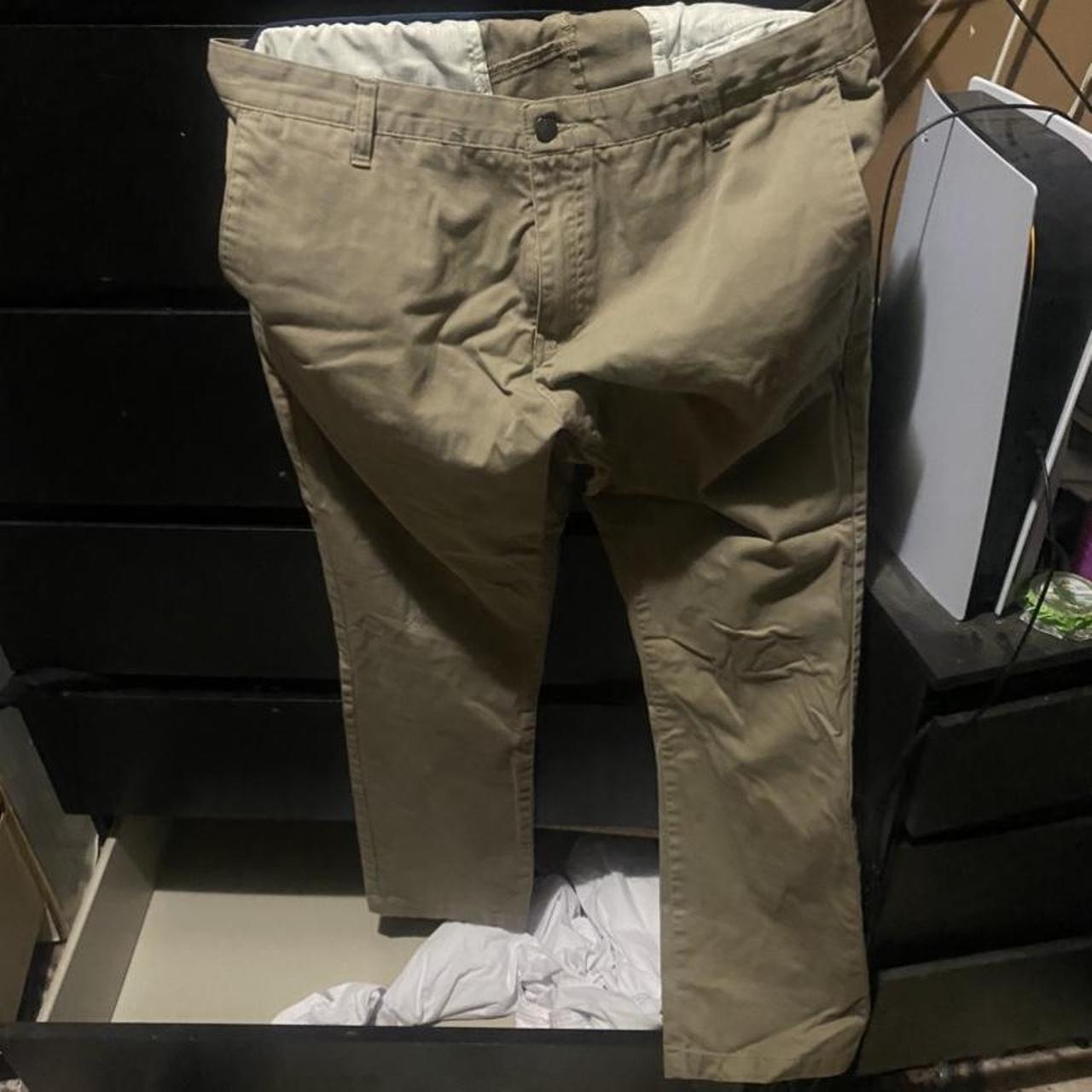 Volcom Men's Tan Trousers | Depop