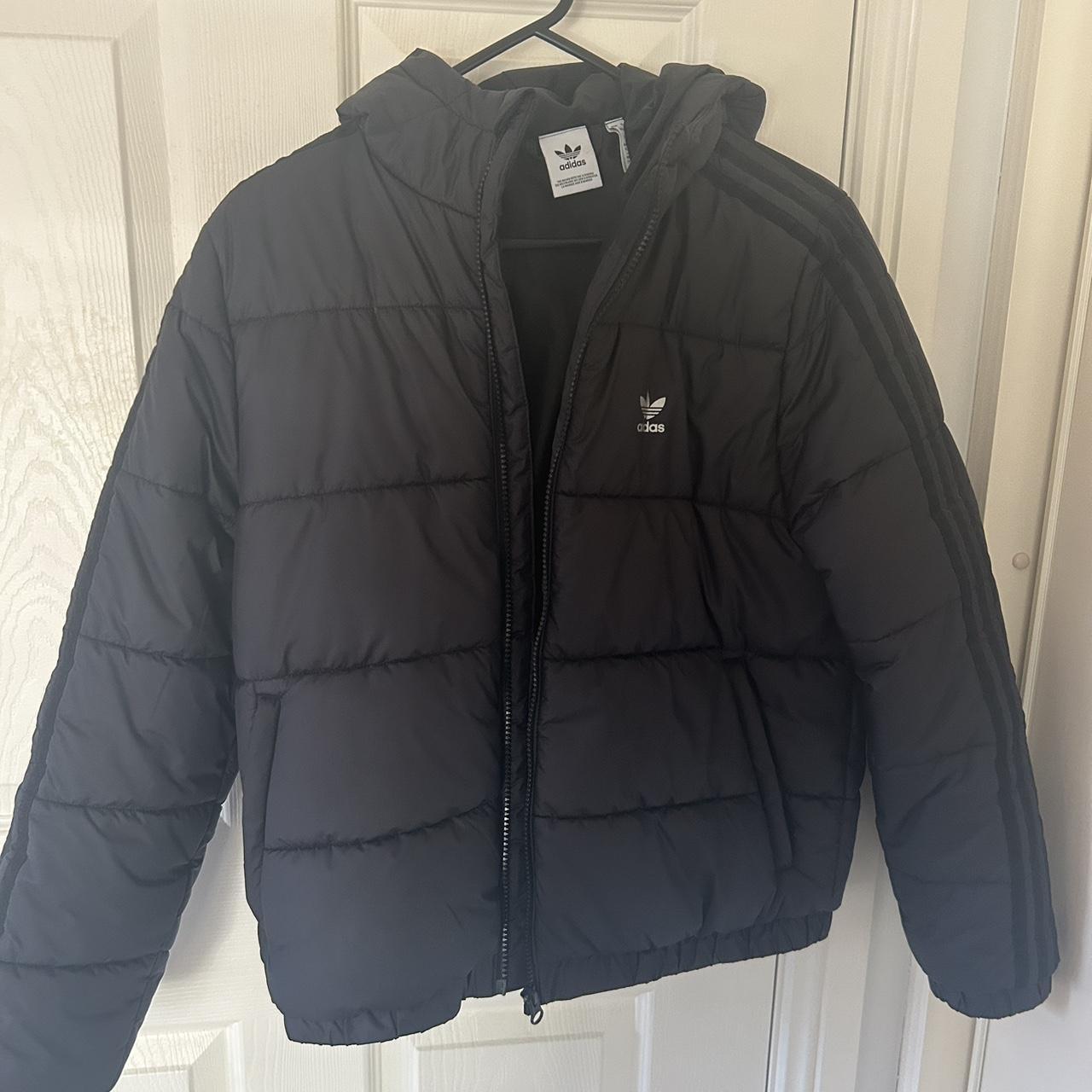 unisex adidas puffa vest. perfect condition, super... | Depop