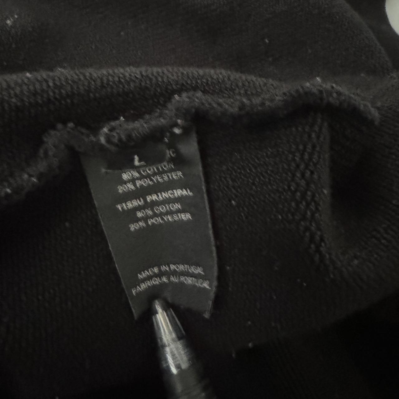 iconic vetements tfd zip up size L fits hugeeee like... - Depop