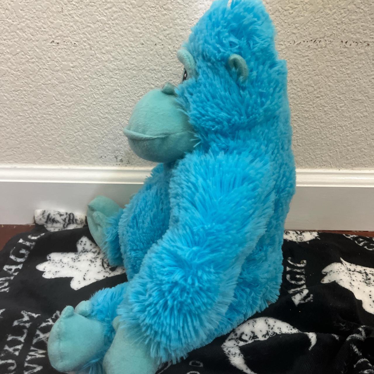 🟣Blue gorilla stuffed animal - Depop