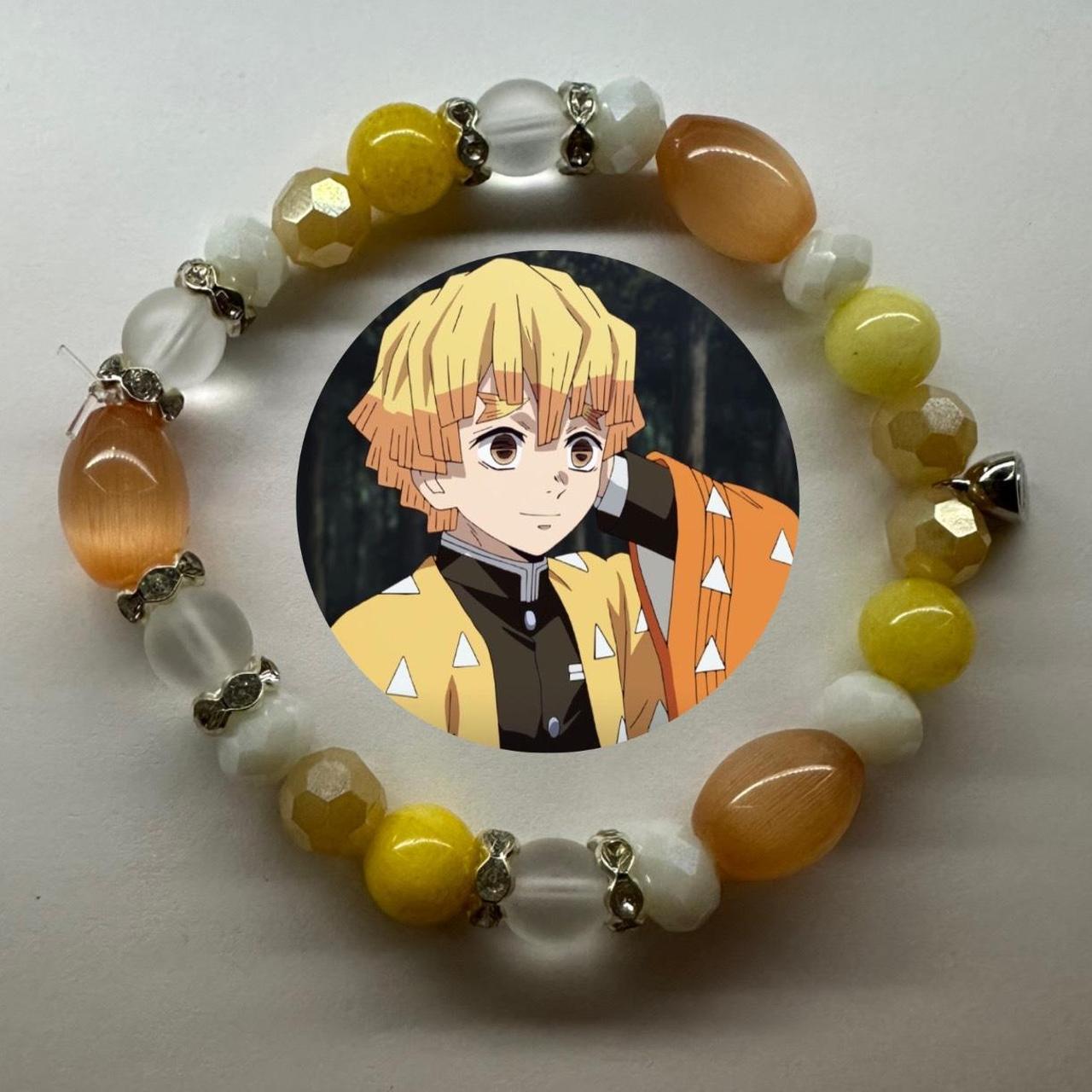 zenitsu x nezuko bracelets! i love this matching set... - Depop