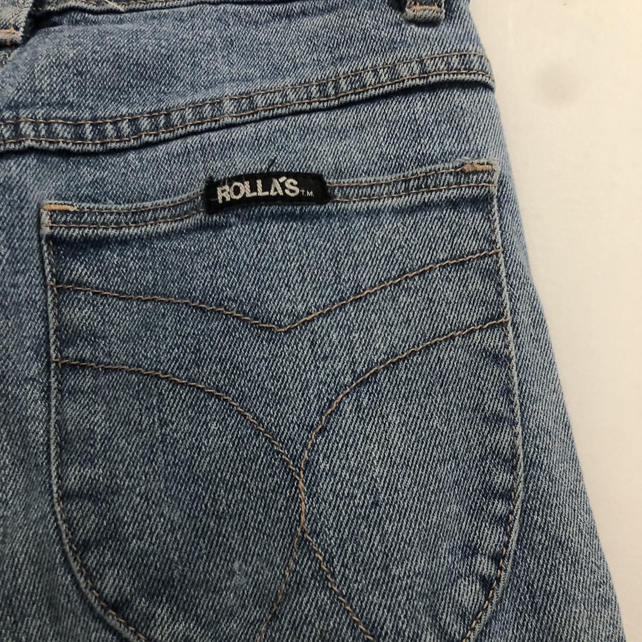 ROLLA’s Jeans Blue, slightly flared at bottom... - Depop