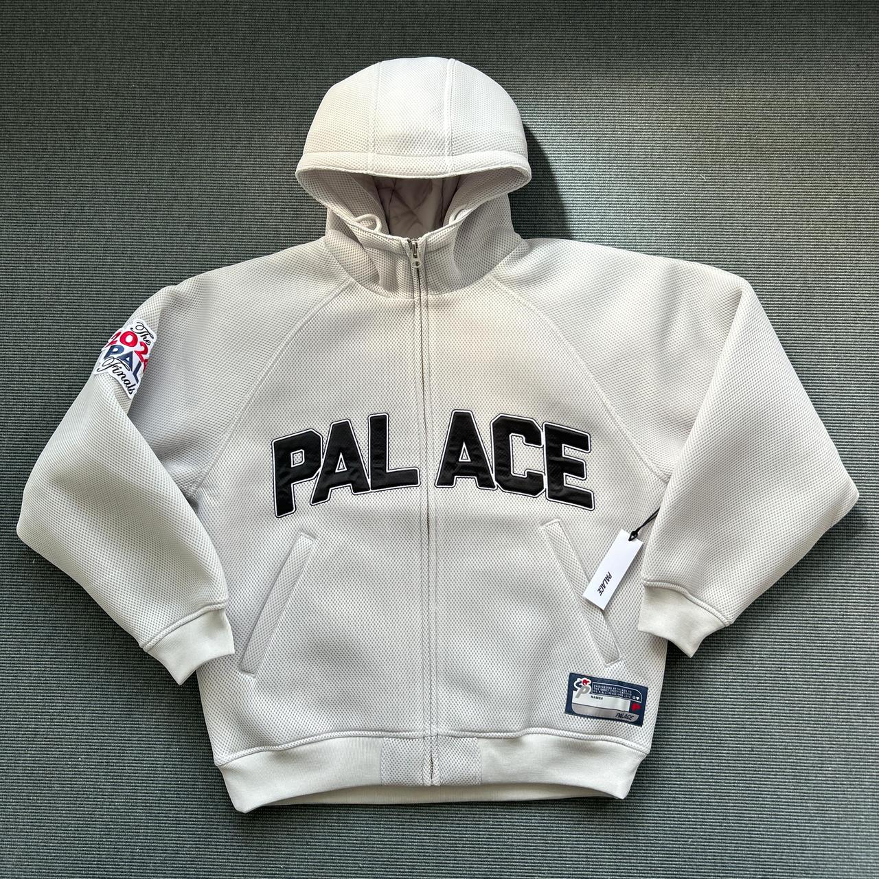 Palace mesher jacket - Medium - ash grey - sold out... - Depop