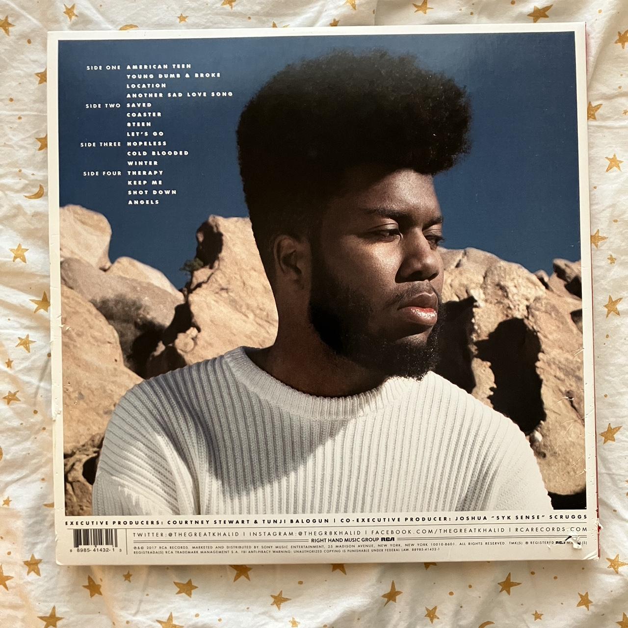 Khalid American Teen black vinyl - Depop