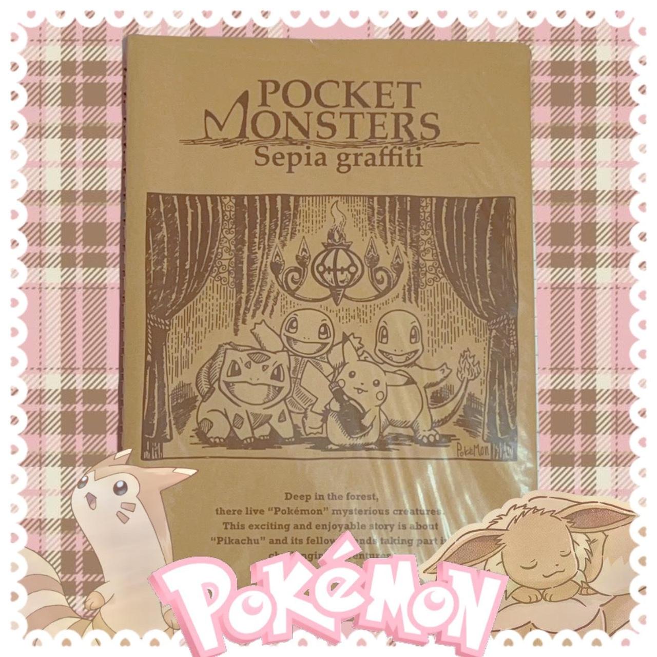 pokémon - pocket monsters sepia graffiti... - Depop