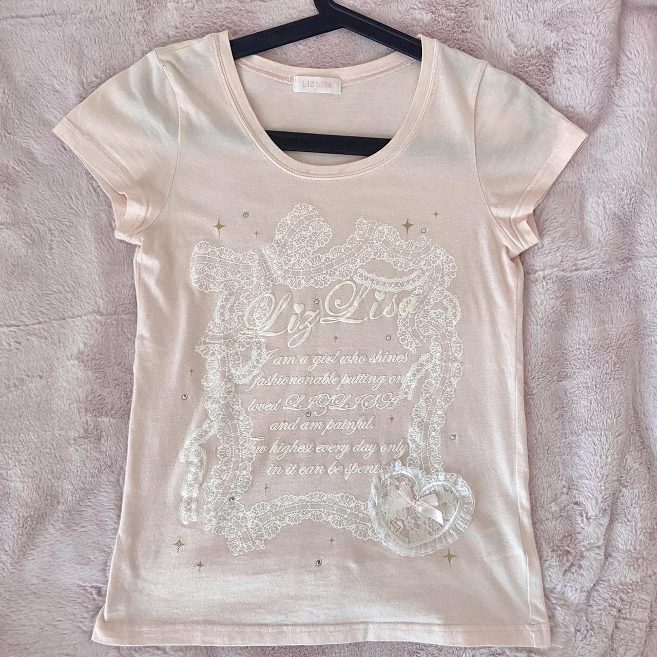 Liz Lisa pink t shirt brand new super cute !! so sad... - Depop