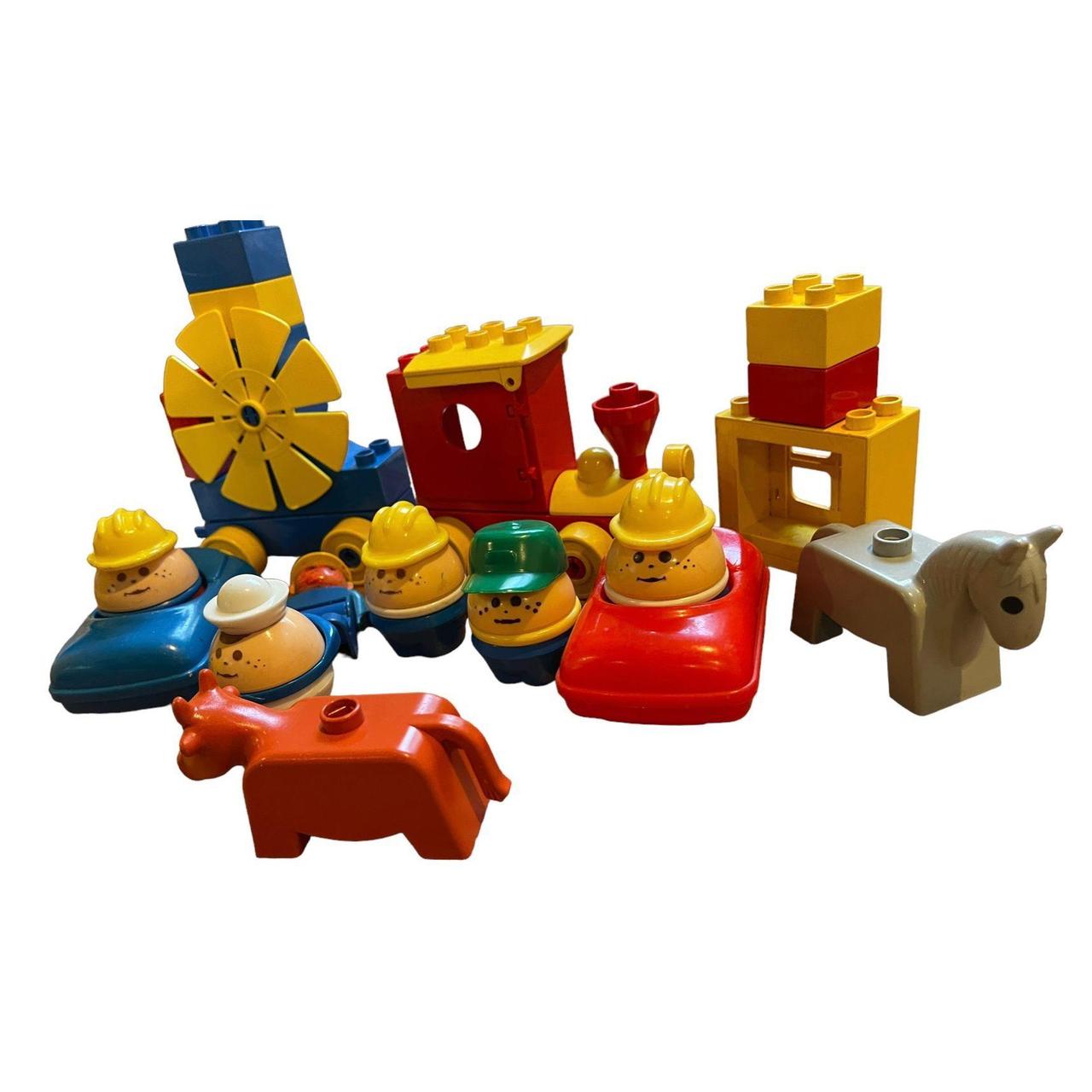 Red and Yellow Building-sets-blocks | Depop