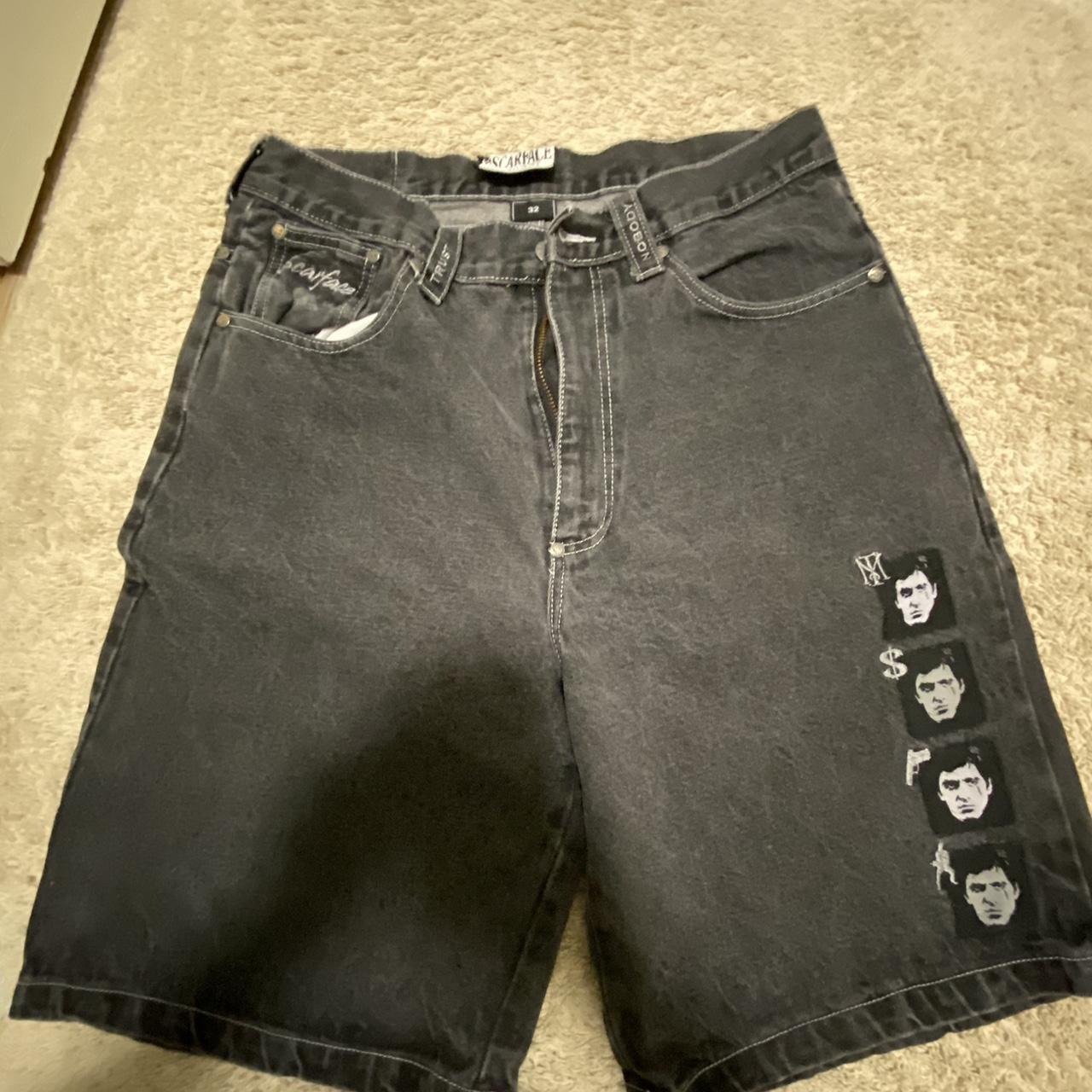 Super fiya scarface jorts! lots of smal details and... - Depop