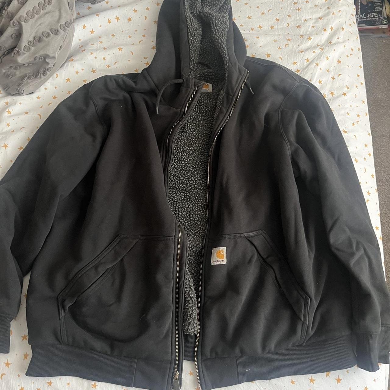 Carhartt Men's Black Jacket | Depop