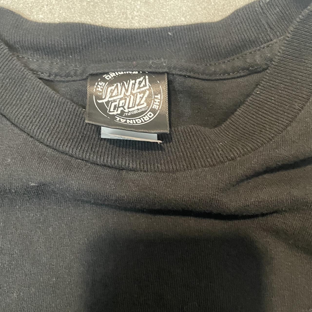 Size Medium Santa Cruz Black T-Shirt | Brand New |... - Depop